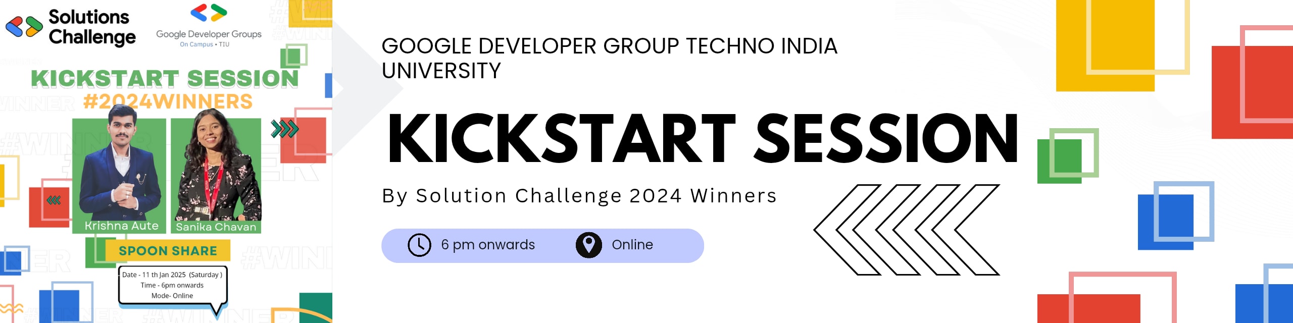 See 🌍🚀 Kickstart Your Solution Challenge 2025 Journey 🎉 at Google Developer Groups GDG on Campus ...